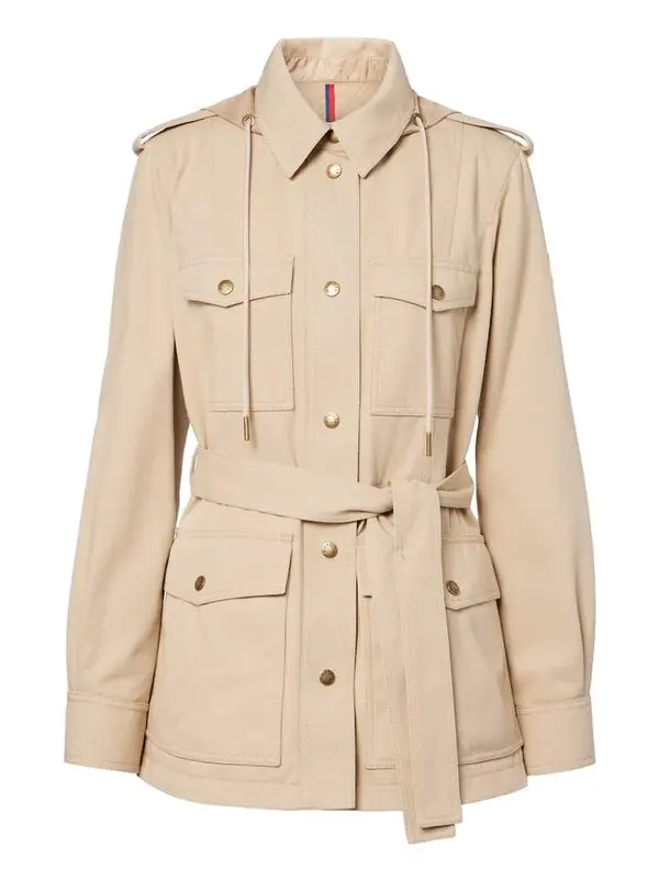 Moncler Centaurea Belted Field Jacket - Beige