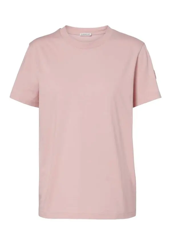 Moncler Cotton Jersey T-shirt - Pink