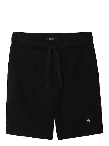 Zadig&Voltaire Pablo Sweatshirt Shorts - Black