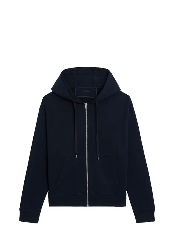 Zadig&Voltaire Sacha Embroidered Zip-up Hoodie - Encre