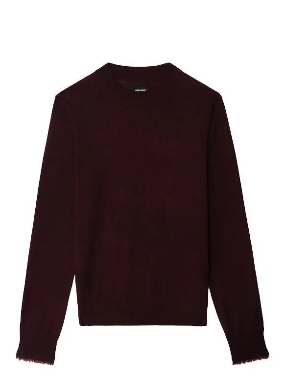 Zadig&Voltaire Ivy Cashmere Sweater - Burgundy