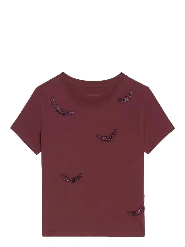 Zadig&Voltaire Alys T-shirt - Burgundy