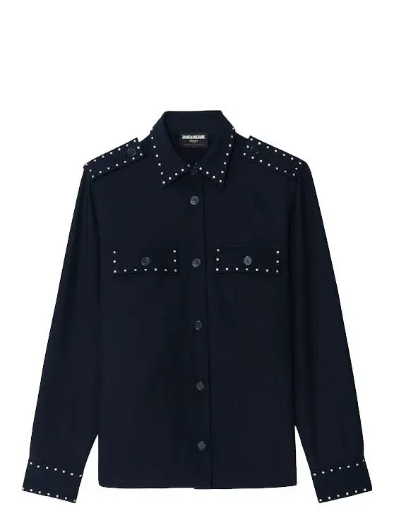Zadig&Voltaire Taskam Over Shirt - Encre