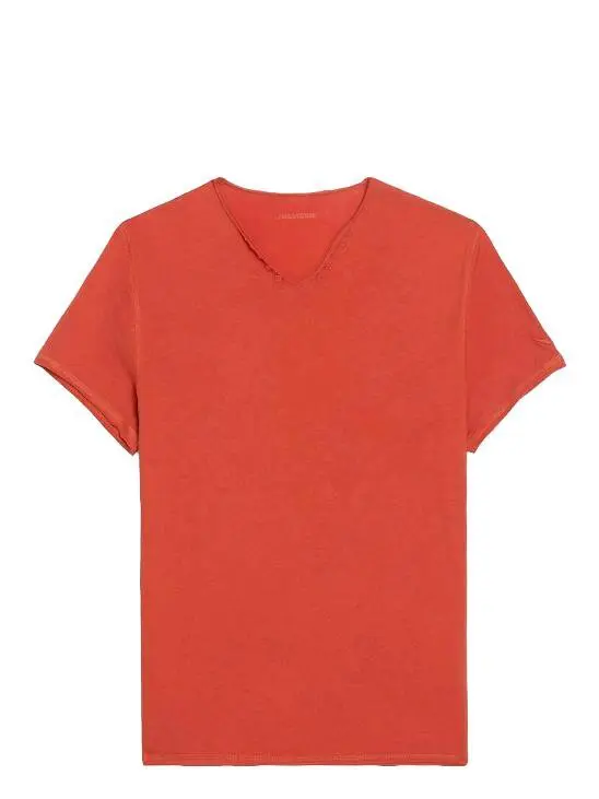 Zadig&Voltaire Monastir Henley T-shirt - Spice