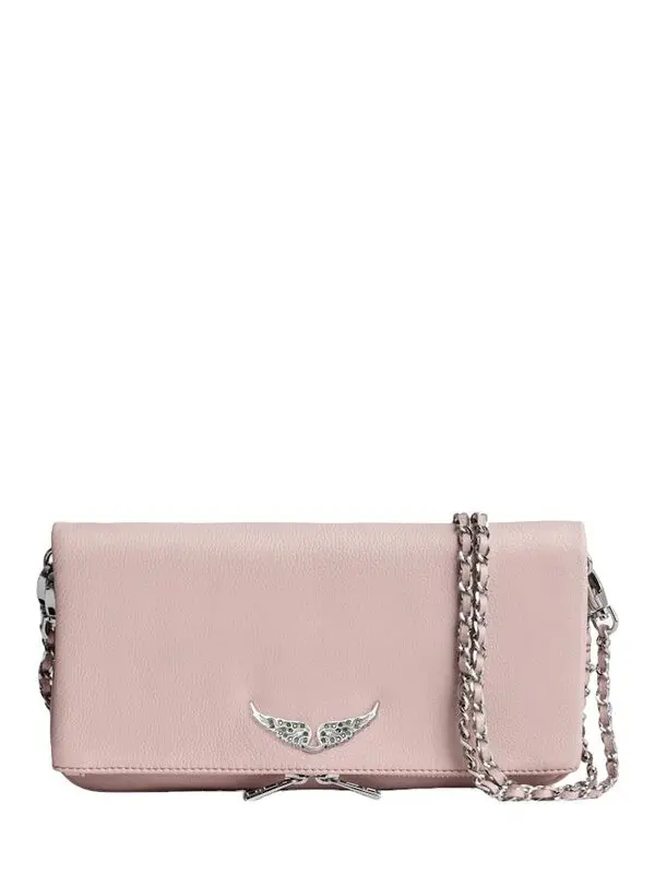 Zadig&Voltaire Grained Leather Clutch - Cosy