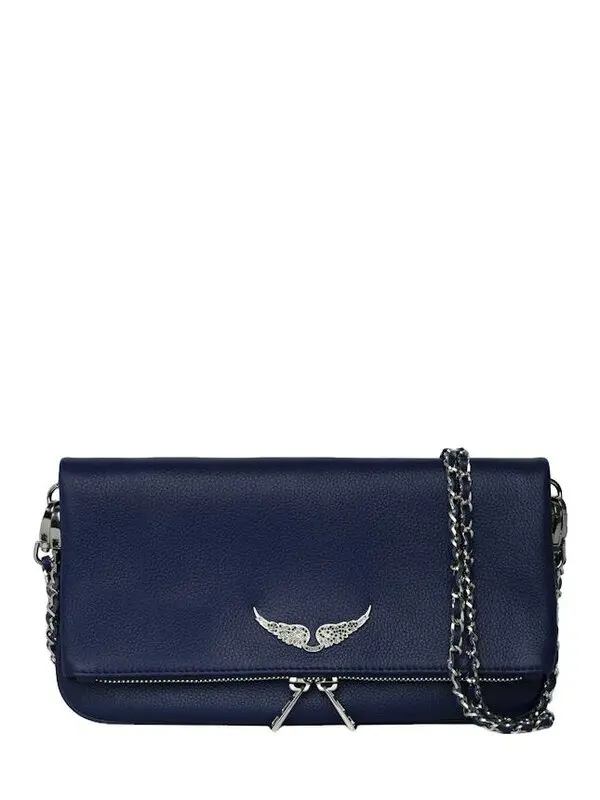 Zadig&Voltaire Grained Leather Clutch - Electric