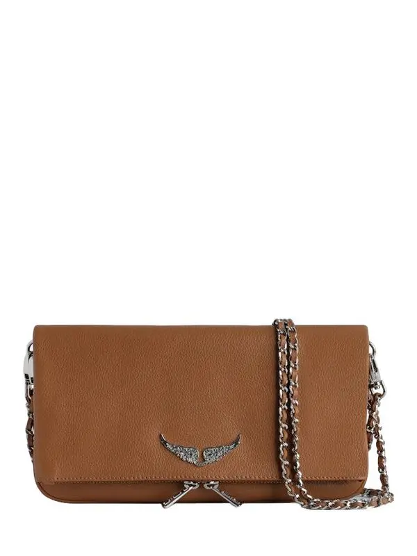 Zadig&Voltaire Grained Leather Clutch - Heritage