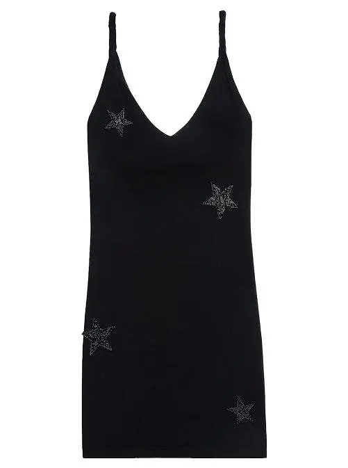 Zadig&Voltaire Stella Diamanté Star Dress - Black