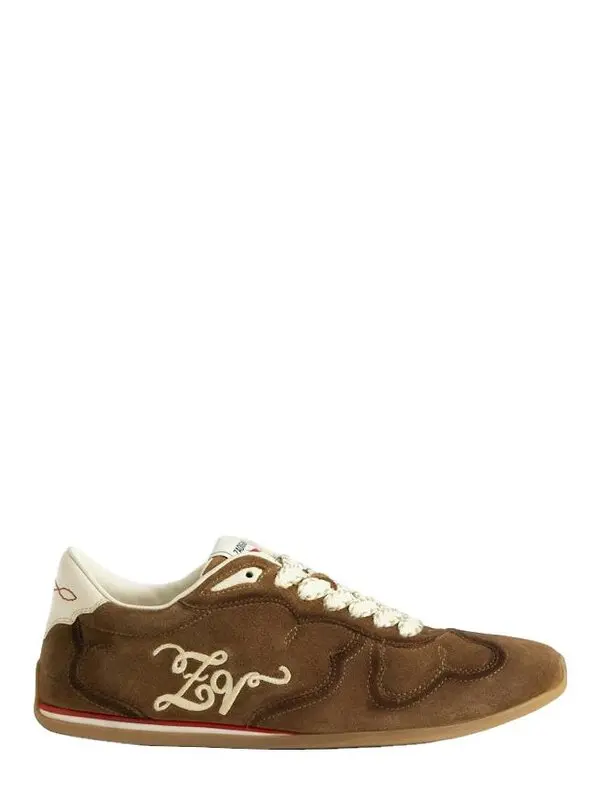 Zadig&Voltaire Zv Suede Dance Sneakers - Cognac