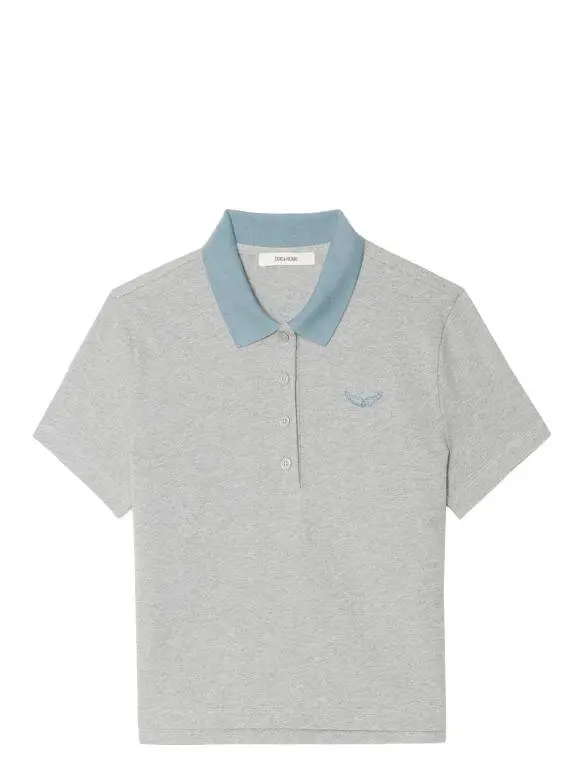 Zadig&Voltaire Mirta Polo - Medium Grey