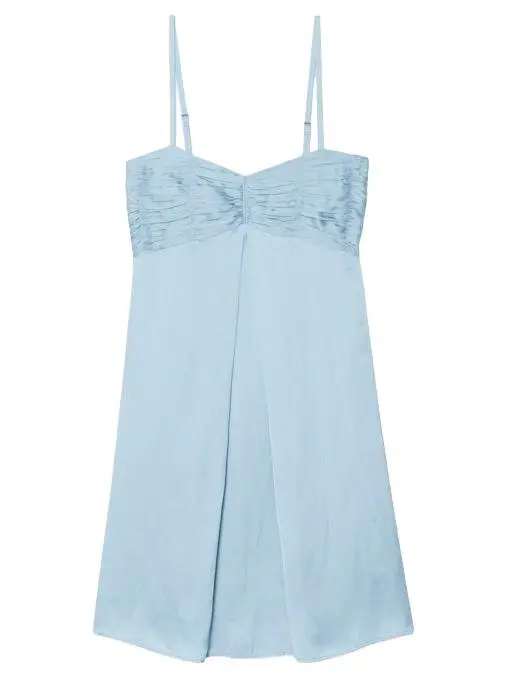Zadig&Voltaire Rippies Satin Dress - Sky