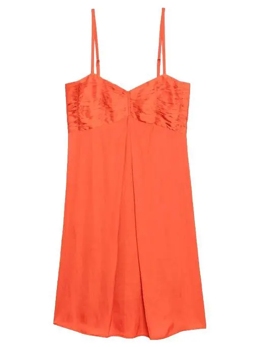 Zadig&Voltaire Rippies Satin Dress - Tangerine