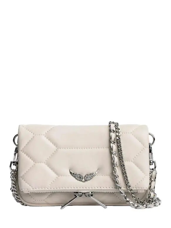 Zadig&Voltaire Rock Nano Quilted Clutch - Flash