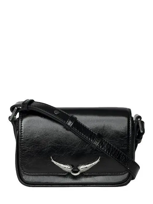 Zadig&Voltaire Le Zazi Vintage Patent Bag - Black