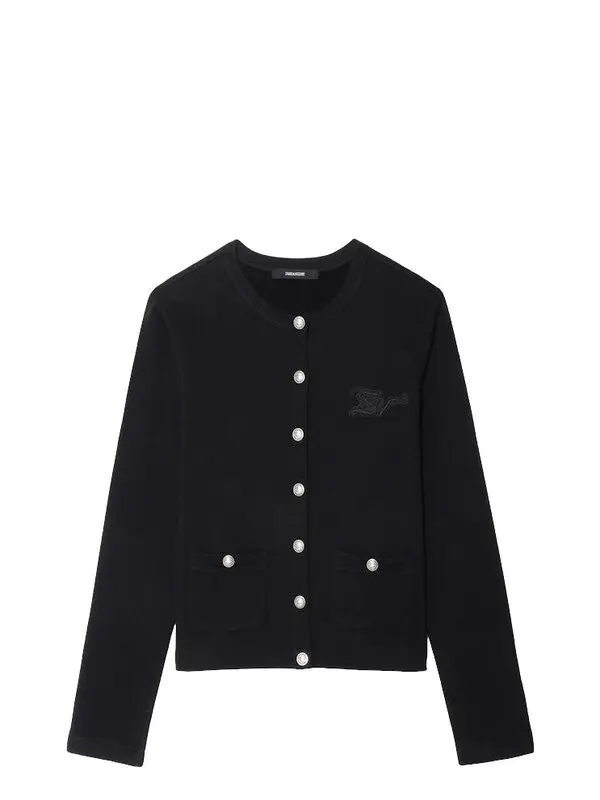 Zadig&Voltaire Buttoned Sweatshirt - Black
