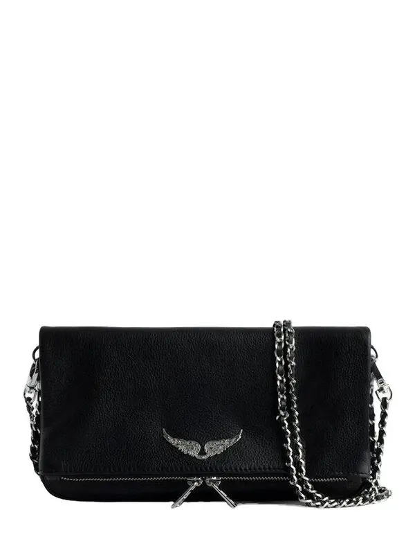 Zadig&Voltaire Rock Leather Clutch - Black