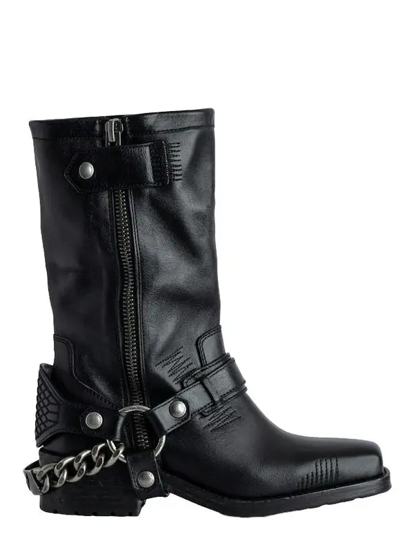 Zadig&Voltaire Igata Ankle Boots - Black