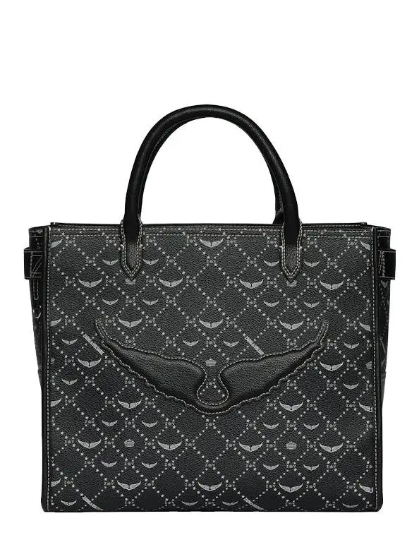 Zadig&Voltaire Angel Monogram Tote Bag - Black
