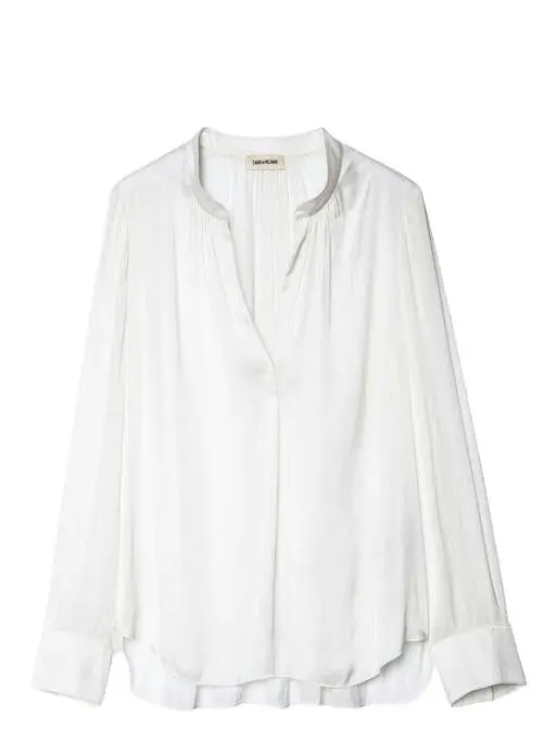 Zadig&Voltaire Tink Satin Blouse - White
