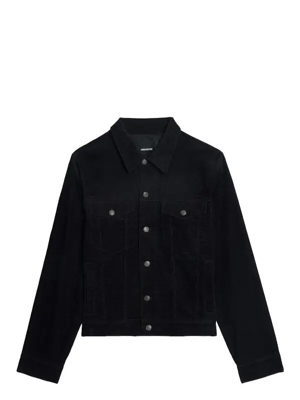 Zadig&Voltaire Bases Velvet Jacket - Black