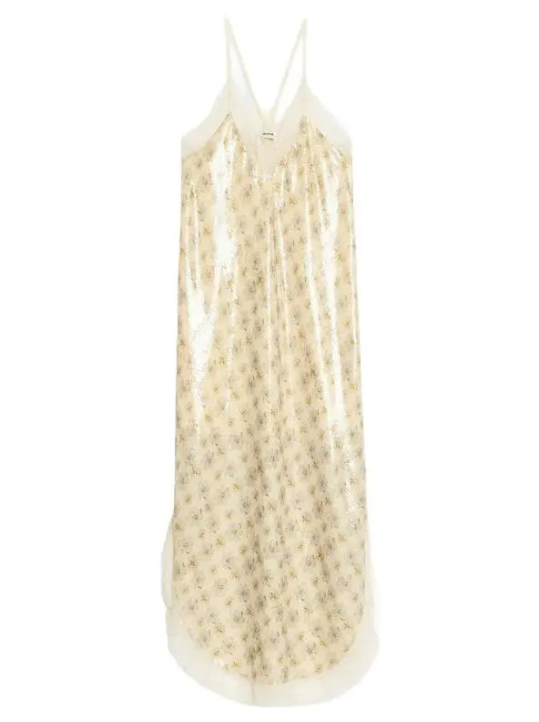 Zadig&Voltaire Ristyl Sequin Dress - Vanille