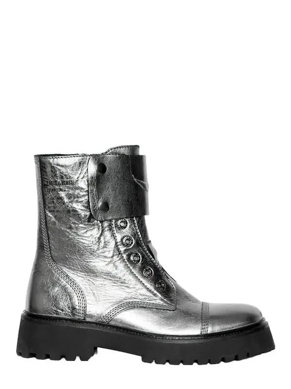 Zadig&Voltaire Joe Fast Metal Ankle Boots - Gun