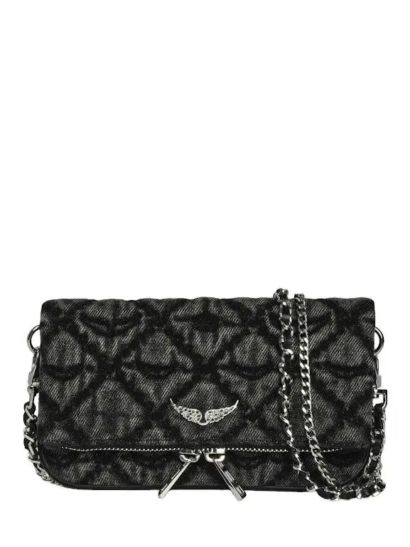 Zadig&Voltaire Rock Nano Monogram Clutch - Road