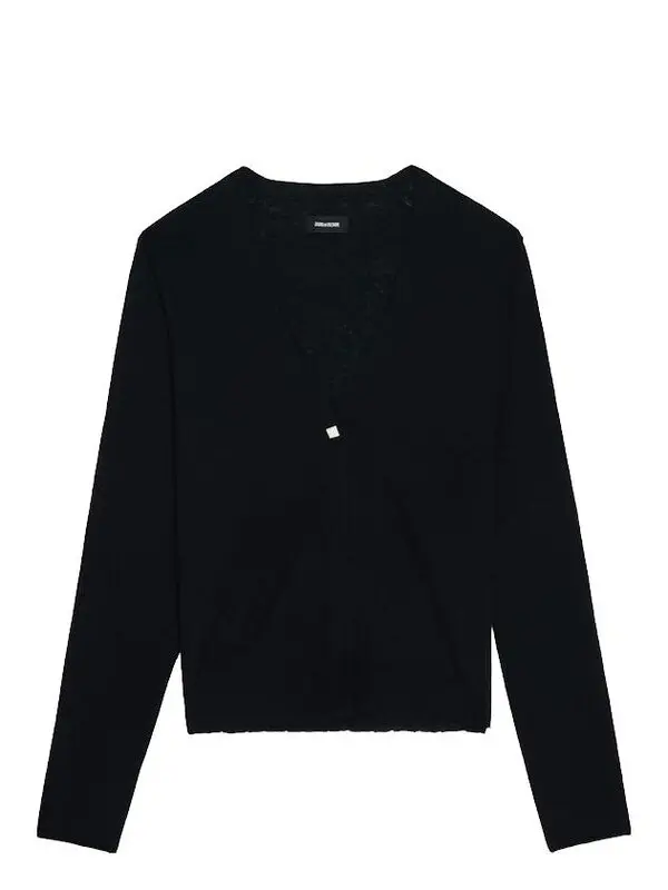 Zadig&Voltaire Manylla Cashmere Cardigan - Black