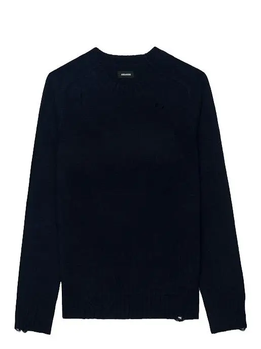Zadig&Voltaire Wool And Cashmere Sweater - Encre