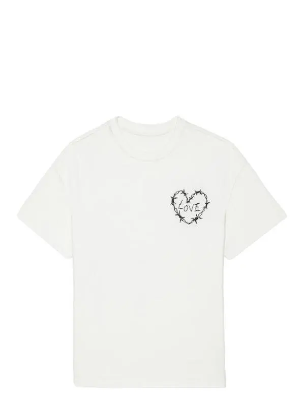 Zadig&Voltaire Teddy T-shirt - Ecru