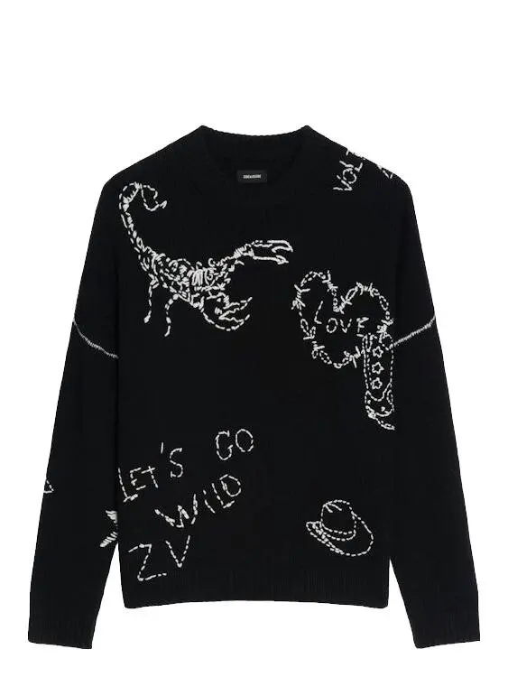 Zadig&Voltaire Bobo Wool Sweater - Noir
