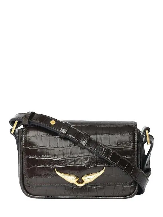 Zadig&Voltaire Le Zazi Croco Bag - Wood