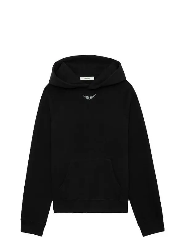 Zadig&Voltaire Georgy Diamant Baggy Sweatshirt - Black
