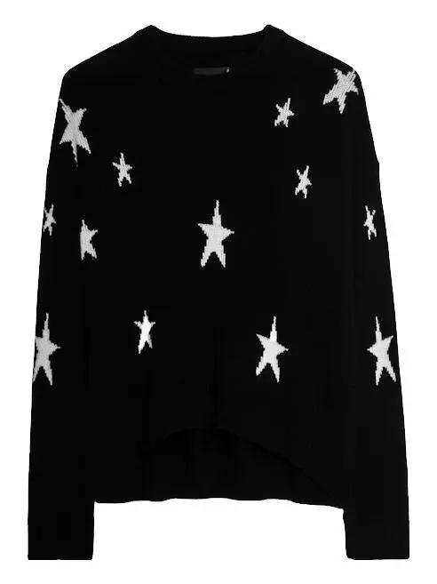 Zadig&Voltaire Markus Stars Cashmere Sweater - Black
