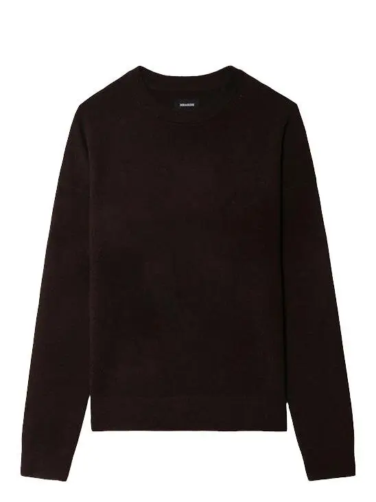 Zadig&Voltaire Cici Cashmere Sweater - Dark Chocolate