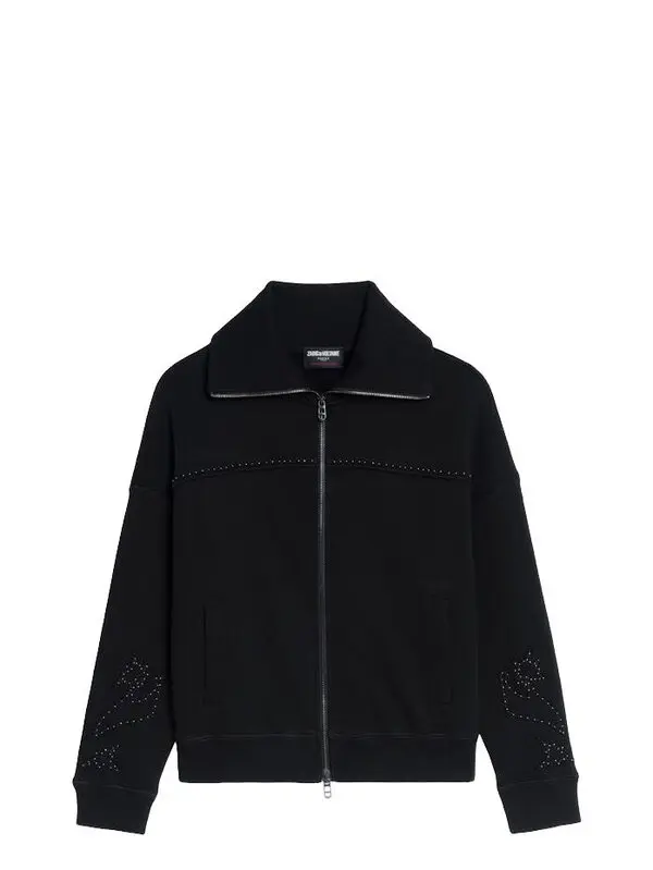 Zadig&Voltaire Milly Zip Up - Black