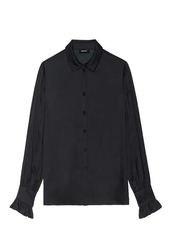 Zadig&Voltaire Thely Satin Shirt - Black