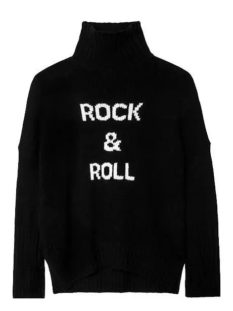 Zadig&Voltaire Alma Rock And Roll Turtleneck - Black
