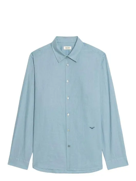 Zadig&Voltaire Sid Shirt - Sky
