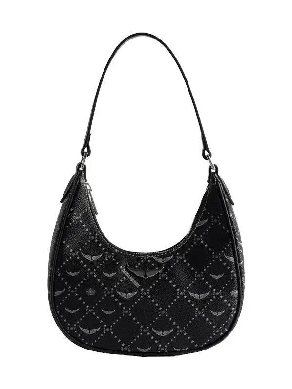 Zadig&Voltaire Small Z Night Out Monogram Bag - Black
