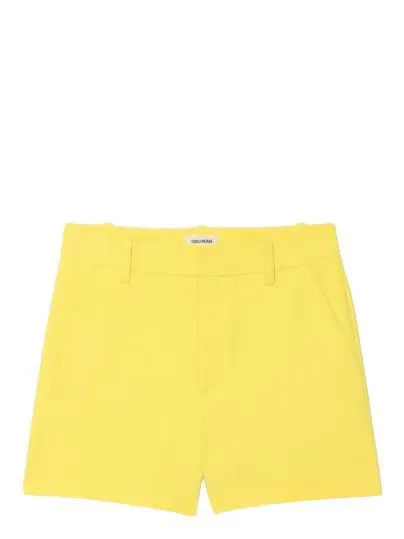Zadig&Voltaire Sidou Tailored Shorts - Banana