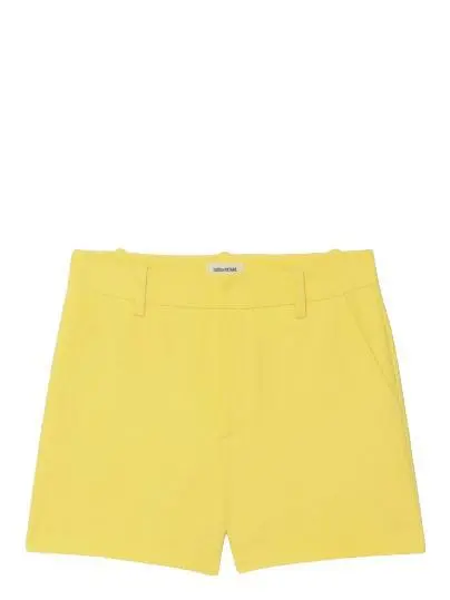 Zadig&Voltaire Sidou Tailored Shorts - Banana