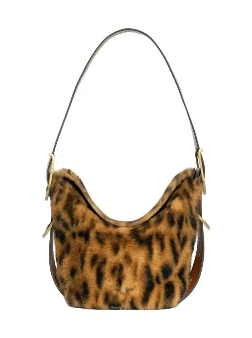 Zadig&Voltaire Baby Jane Leopard Bag - Cognac