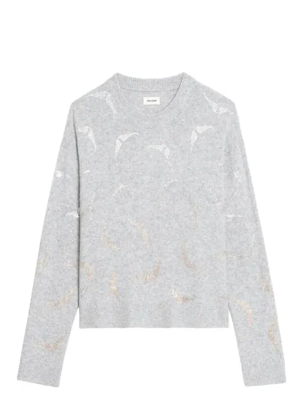 Zadig&Voltaire Markuz Cashmere Sweater - Gris Chine Clai