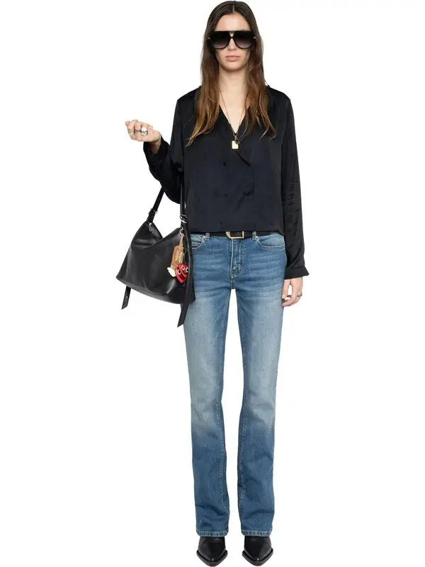 Zadig&Voltaire Tussi Satin Blouse - Black