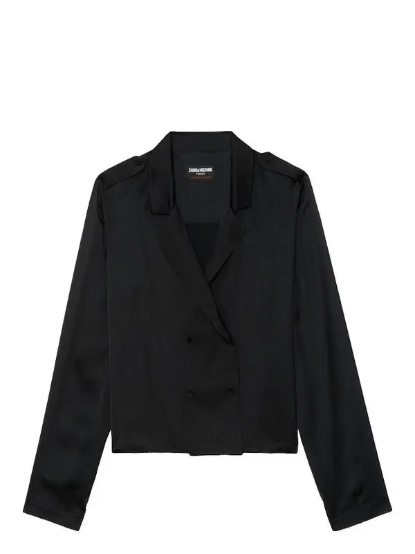 Zadig&Voltaire Tussi Satin Blouse - Black