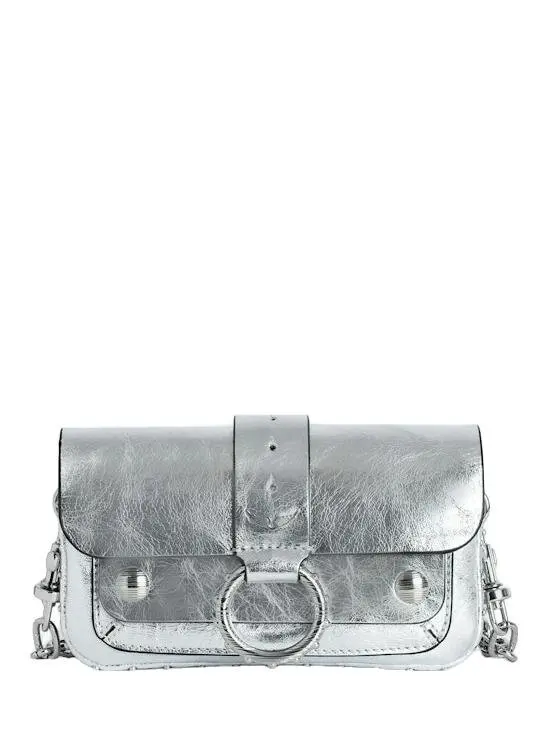 Zadig&Voltaire Kate Wallet Vintage Metal Bag - Silver