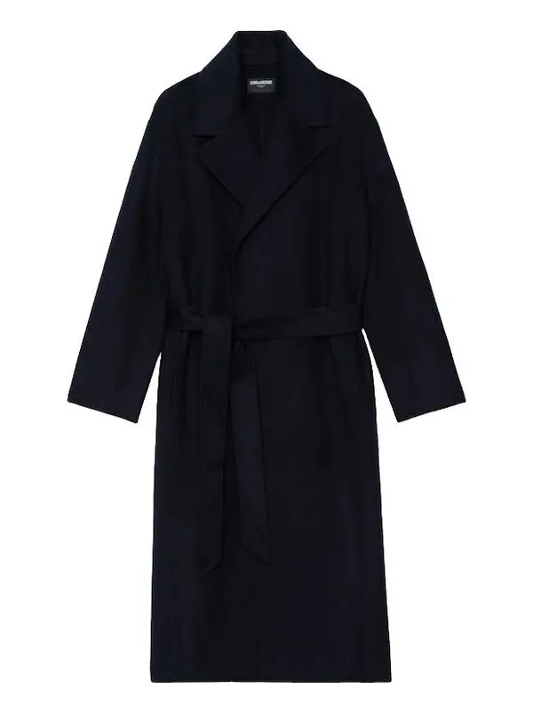 Zadig&Voltaire Meli Long Coat - Encre