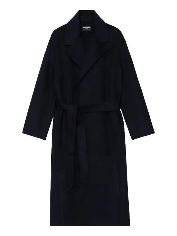 Zadig&Voltaire Meli Long Coat - Encre