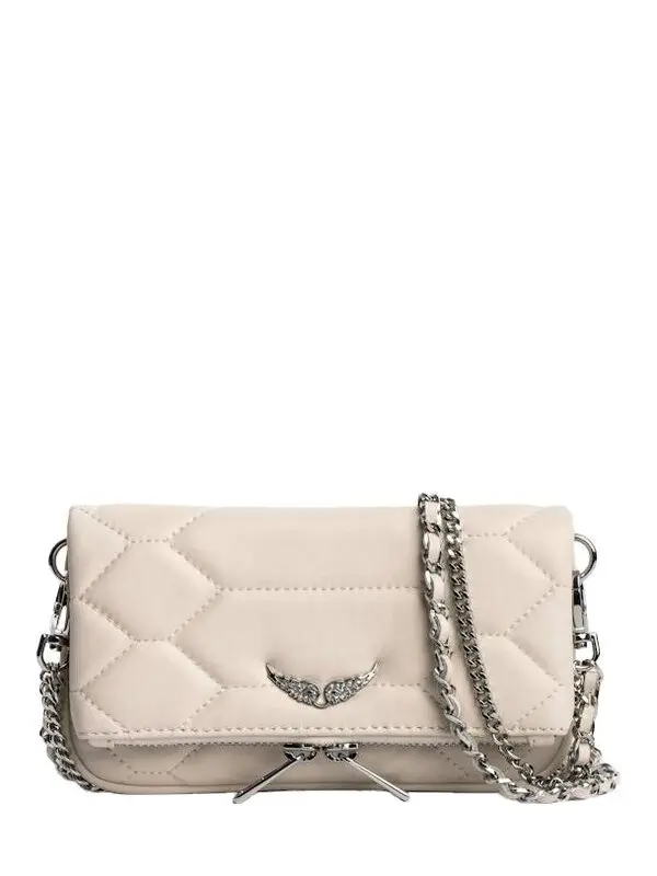 Zadig&Voltaire Rock Nano Quilted Clutch - Flash
